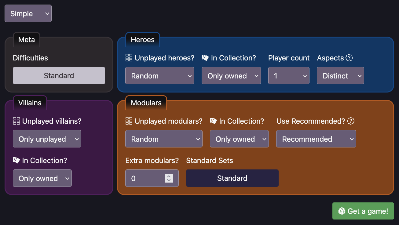 Marvel Champions Tracker